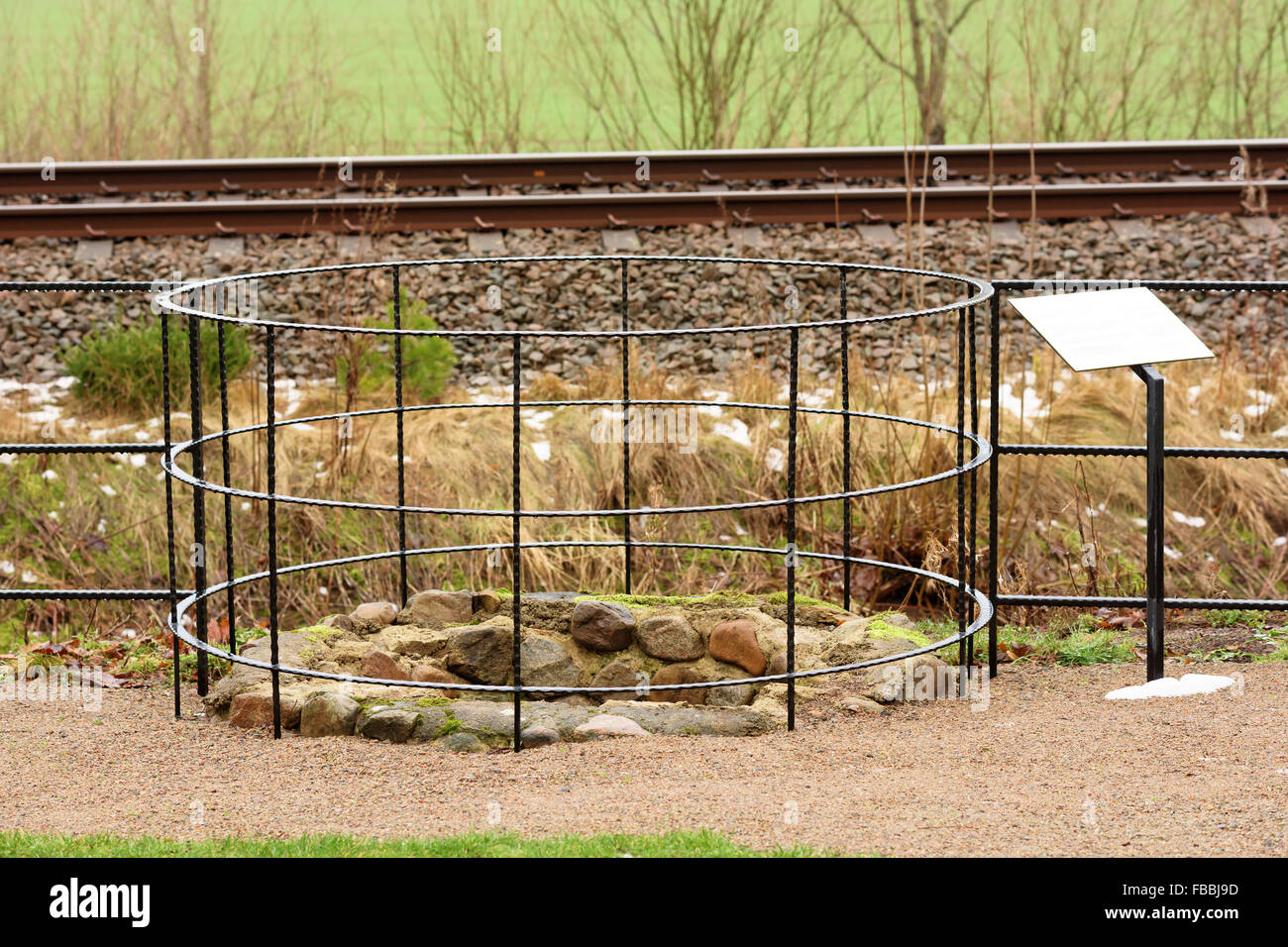 The holy well in Edestad, Sweden, where offerings to first heathen gods ...