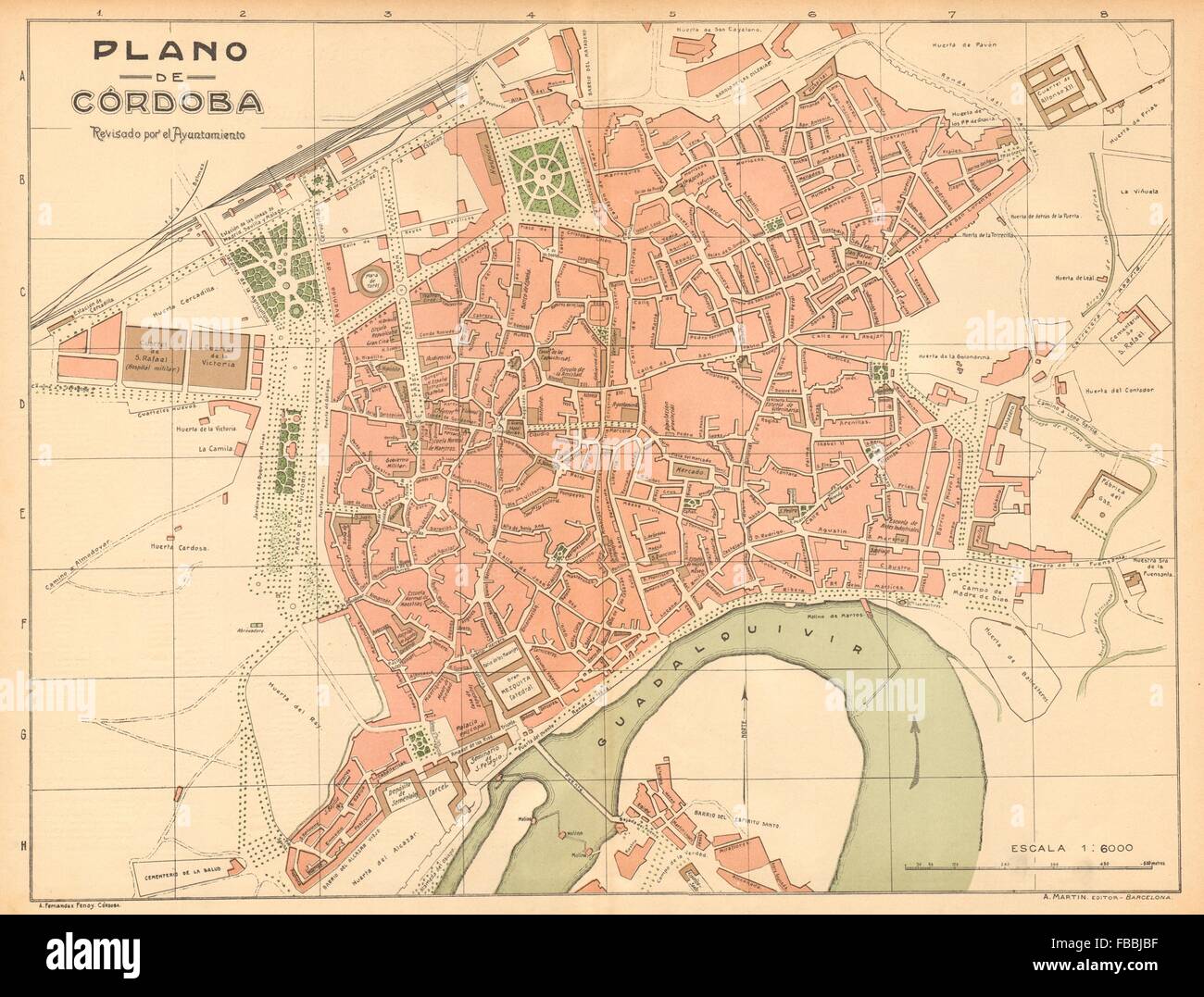 Map of cordoba spain hi-res stock photography and images - Alamy
