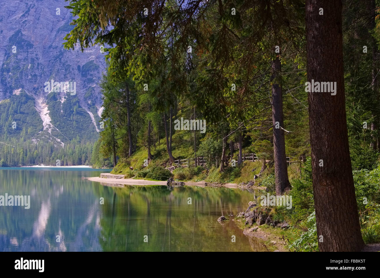 Pragser Wildsee - Lake Prags 02 Stock Photo - Alamy