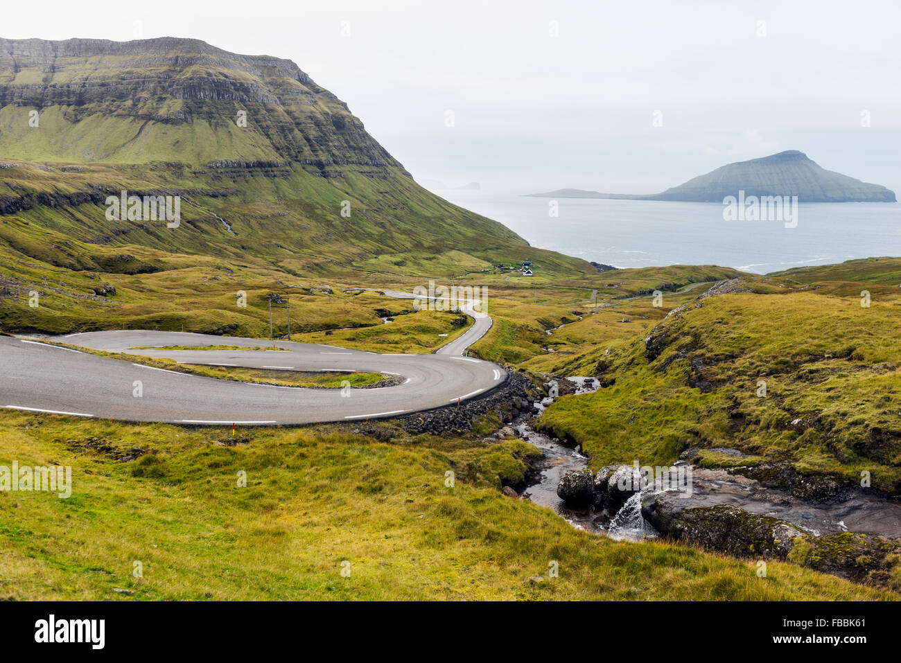 Coastal landscape on the Faeroes Stock Photo - Alamy