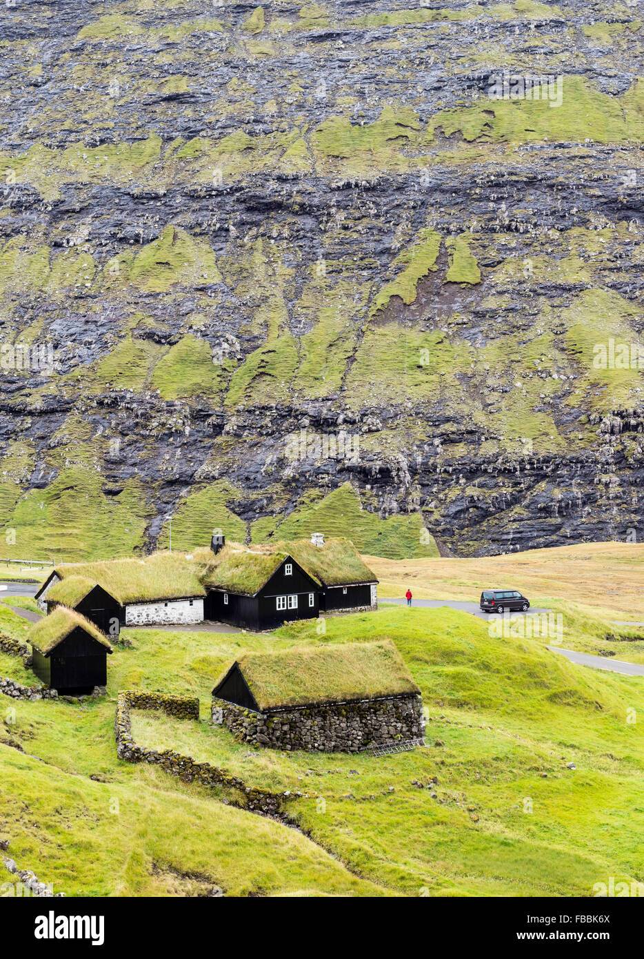 Old farm on the Faeroes Stock Photo - Alamy
