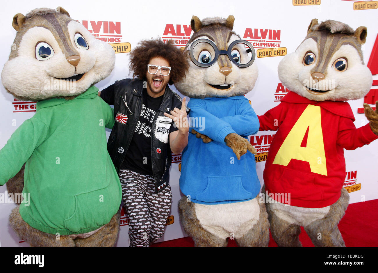 Los Angeles premiere of 'Alvin And The Chipmunks: The Road Chip' held ...