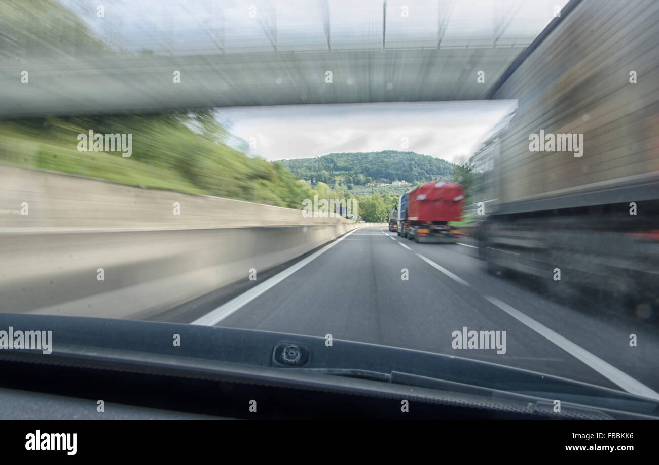 Car overtake hi-res stock photography and images - Alamy