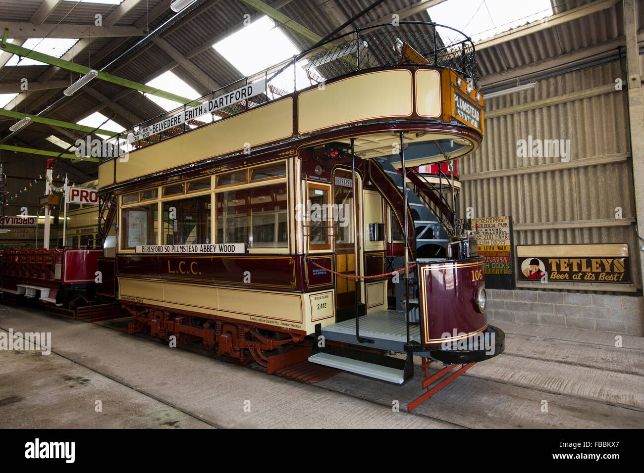 Historic trams england hi-res stock photography and images - Alamy