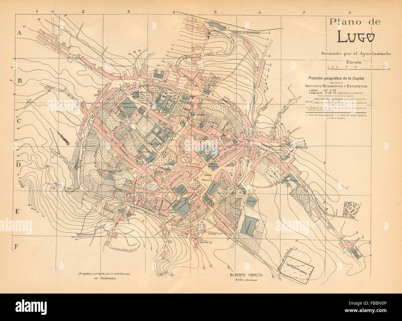 Lugo spain map hi-res stock photography and images - Alamy