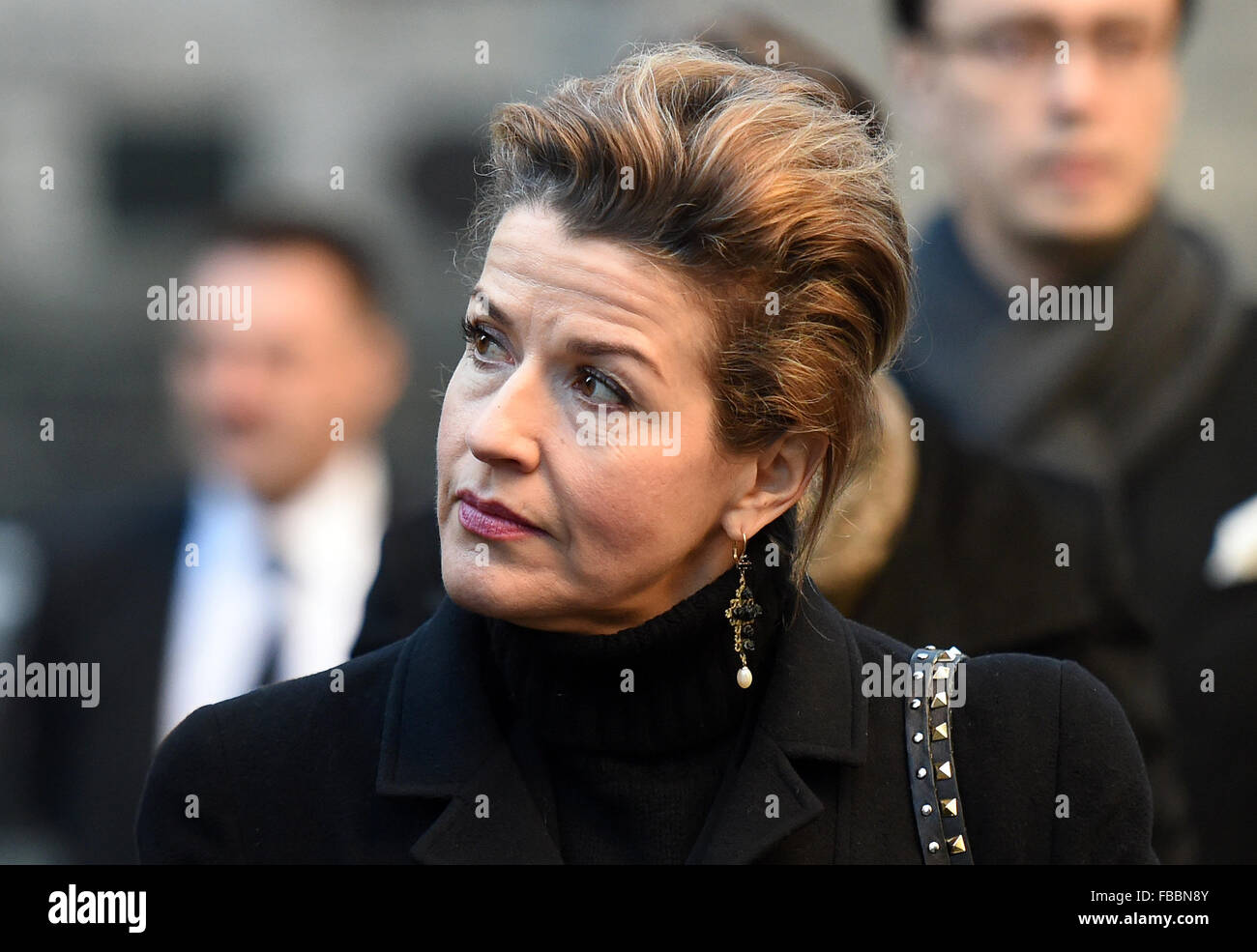 Leipzig, Germany. 14th Jan, 2016. Violinist Anne-Sophie Mutter Stock ...