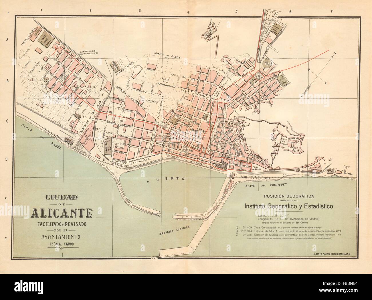 Map of alicante hi-res stock photography and images - Alamy