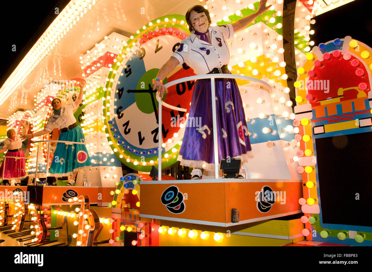 Glastonbury Festival Carnival Float, Somerset, England, UK Stock Photo ...