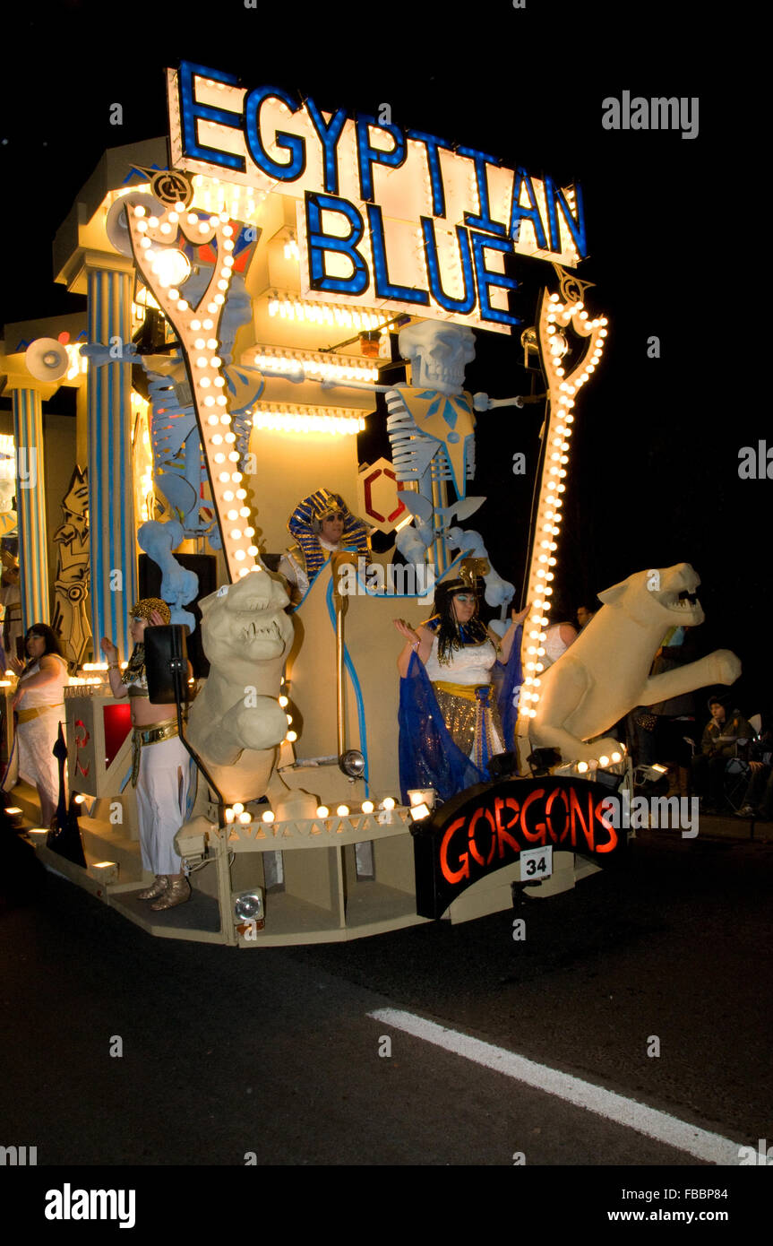 Glastonbury Festival Carnival Float, Somerset, England, UK Stock Photo ...