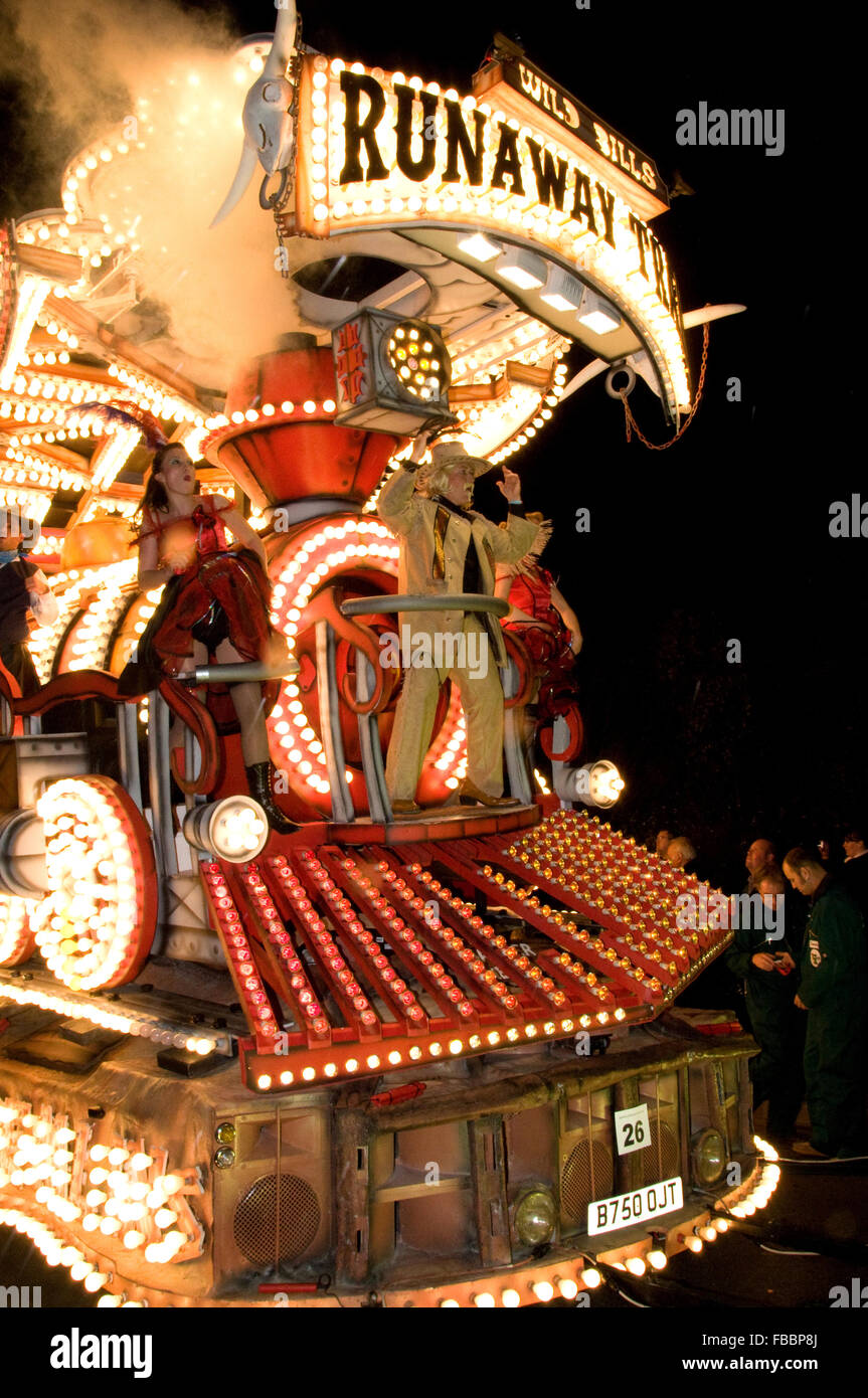 Glastonbury Festival Carnival Float, Somerset, England, UK Stock Photo ...