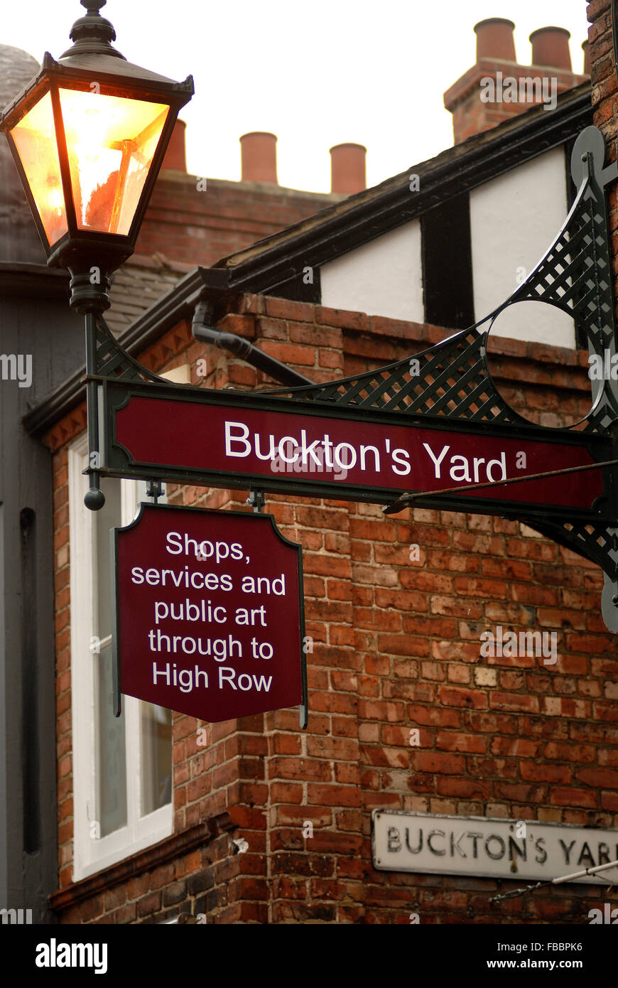 Buckton's Yard, Darlington, County Durham Stock Photo - Alamy