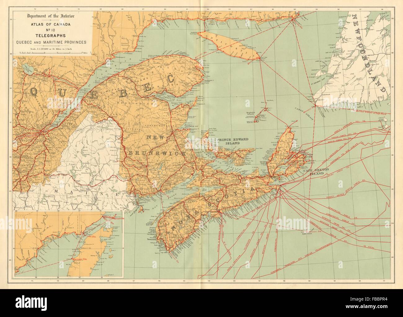 Telegraph maps hi-res stock photography and images - Alamy