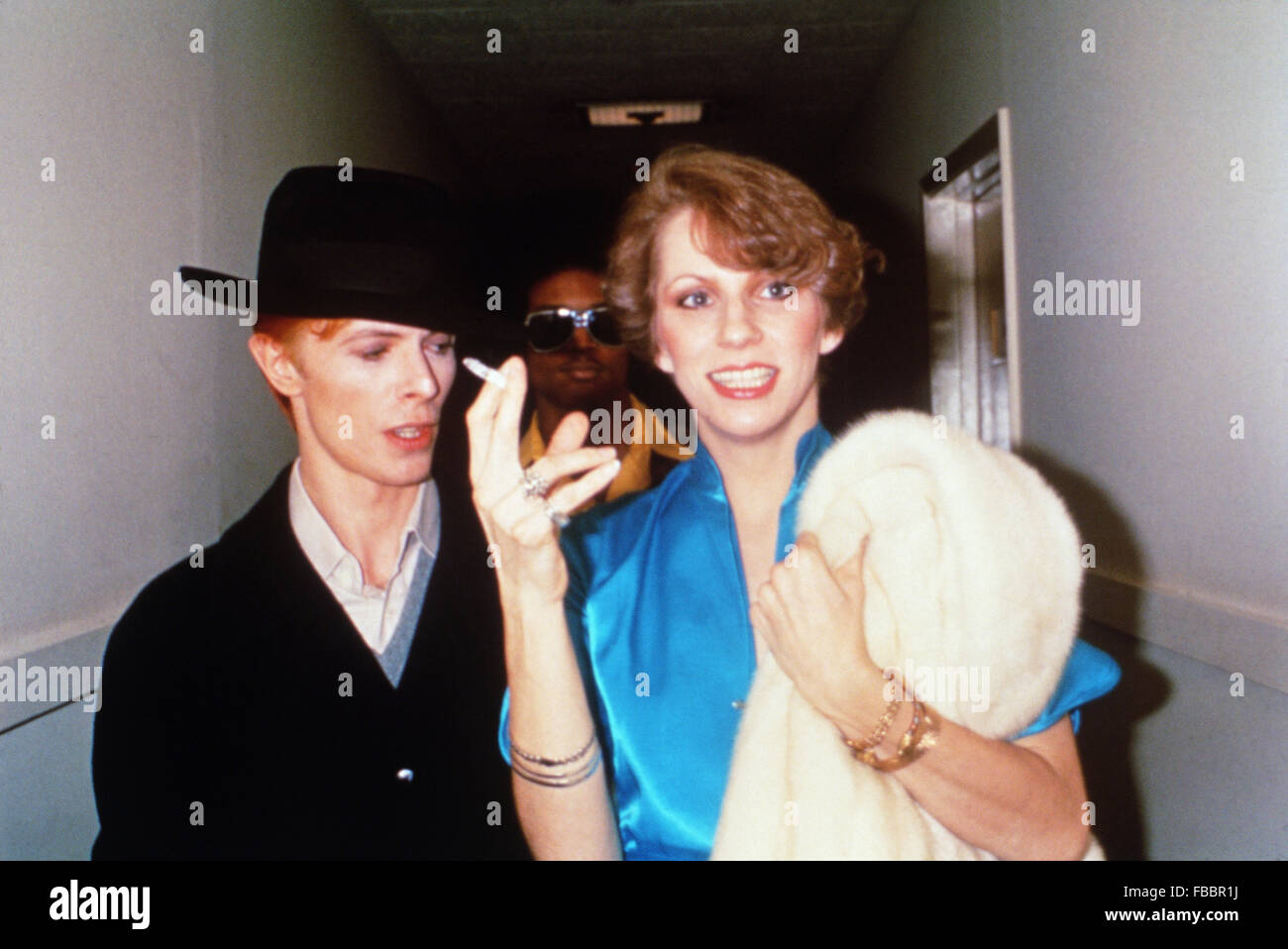 DAVID BOWIE (1974-2016) with his wife Angie about 1974 Stock Photo - Alamy