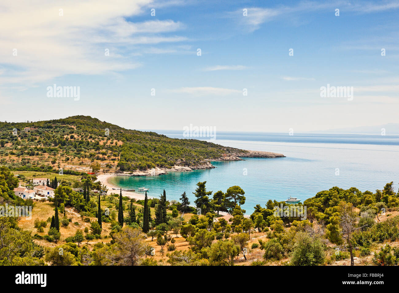 Spetses greece beach hi-res stock photography and images - Alamy