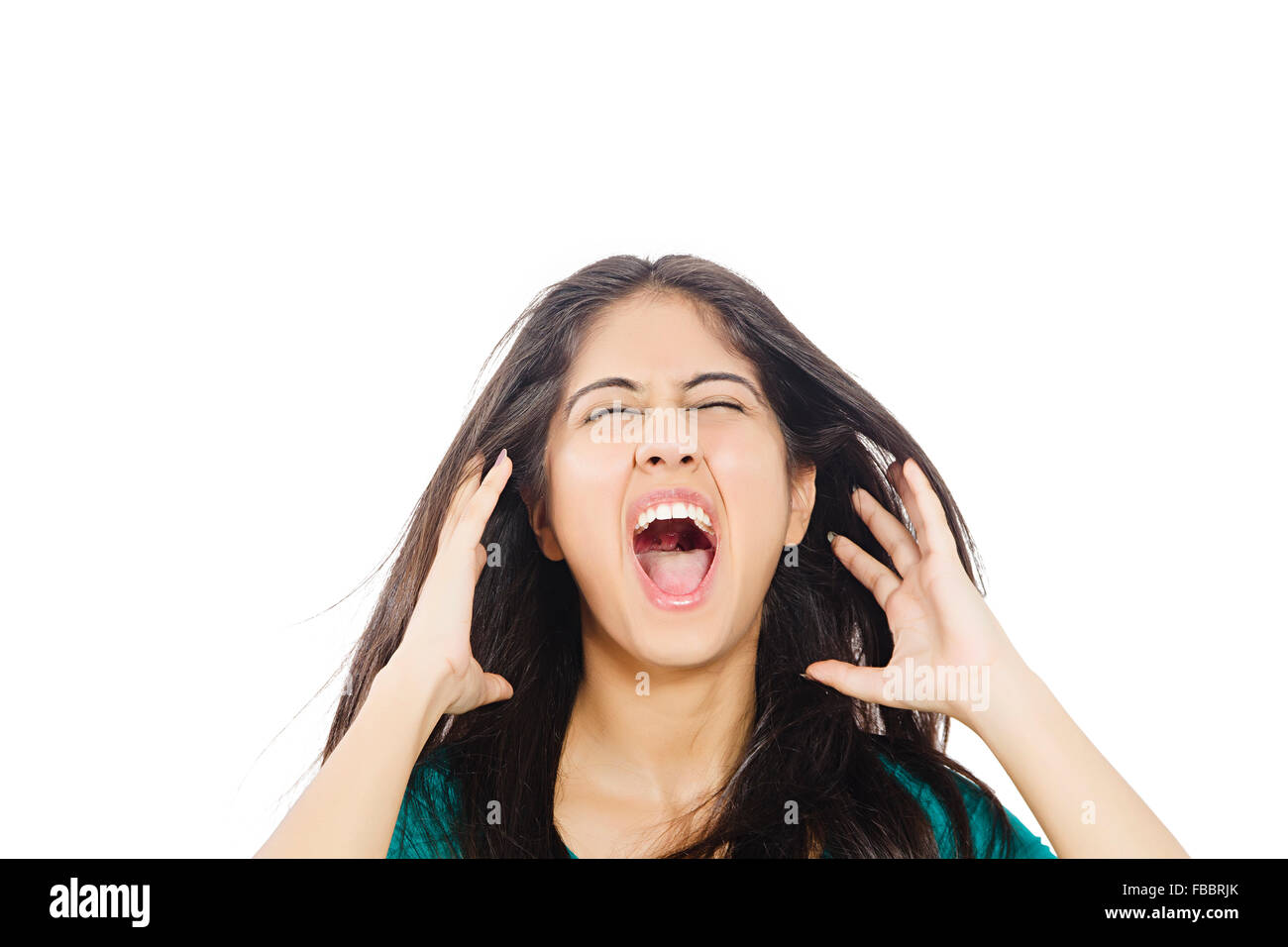 Indian girls sad eyes hi-res stock photography and images - Alamy