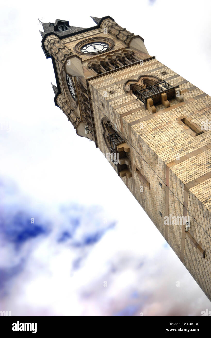 Historic victorian clock tower darlington hi-res stock photography and ...