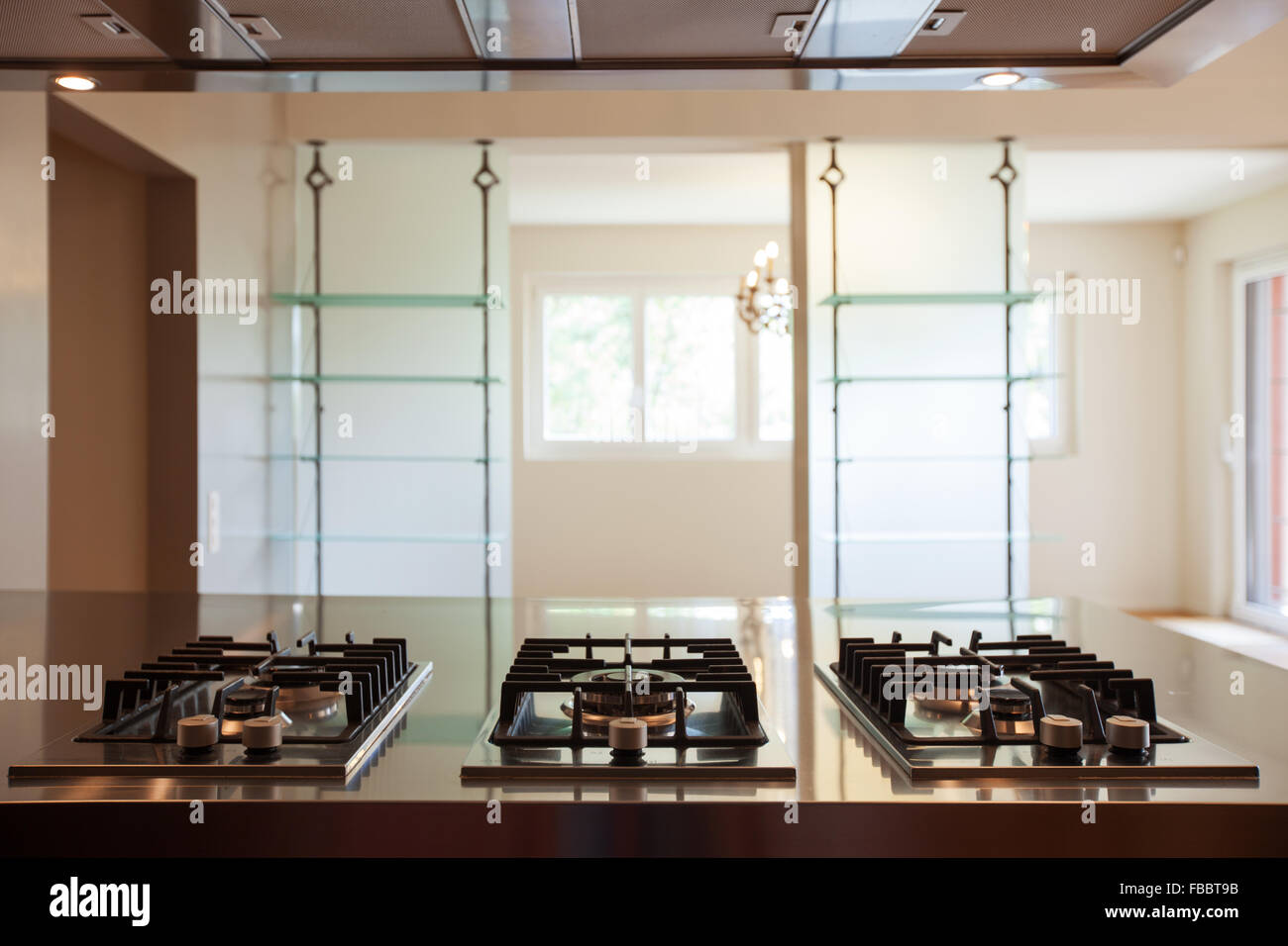 Gas stove top view hi-res stock photography and images - Alamy