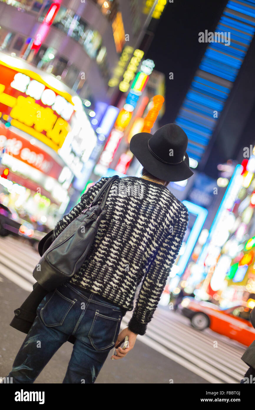 Man in Shinjuku, Tokyo, Japan Stock Photo - Alamy