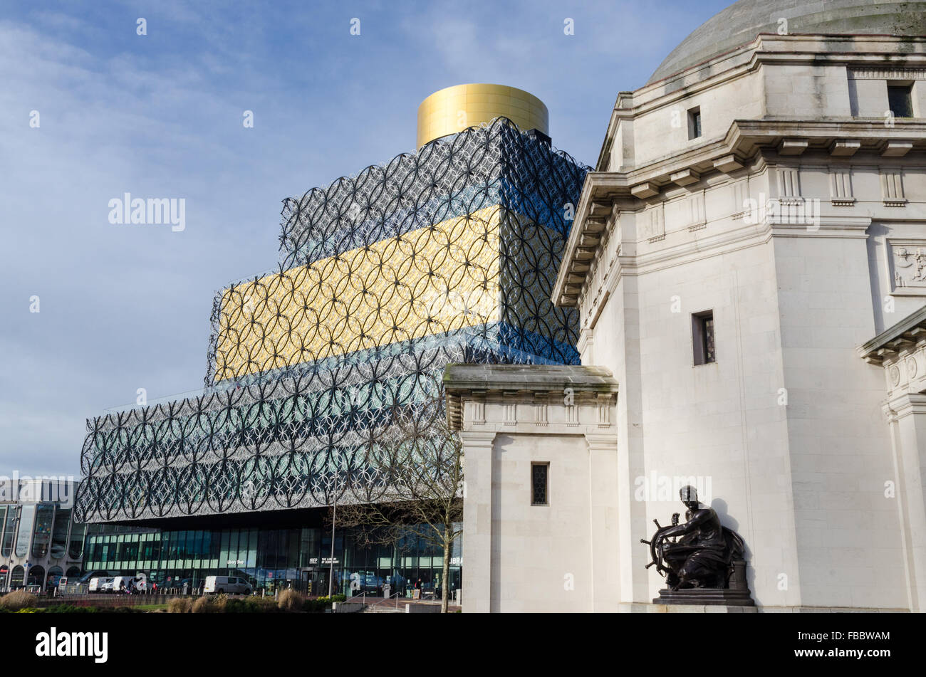 The new Library of Birmingham in Centenary Square, Birmingham Stock ...