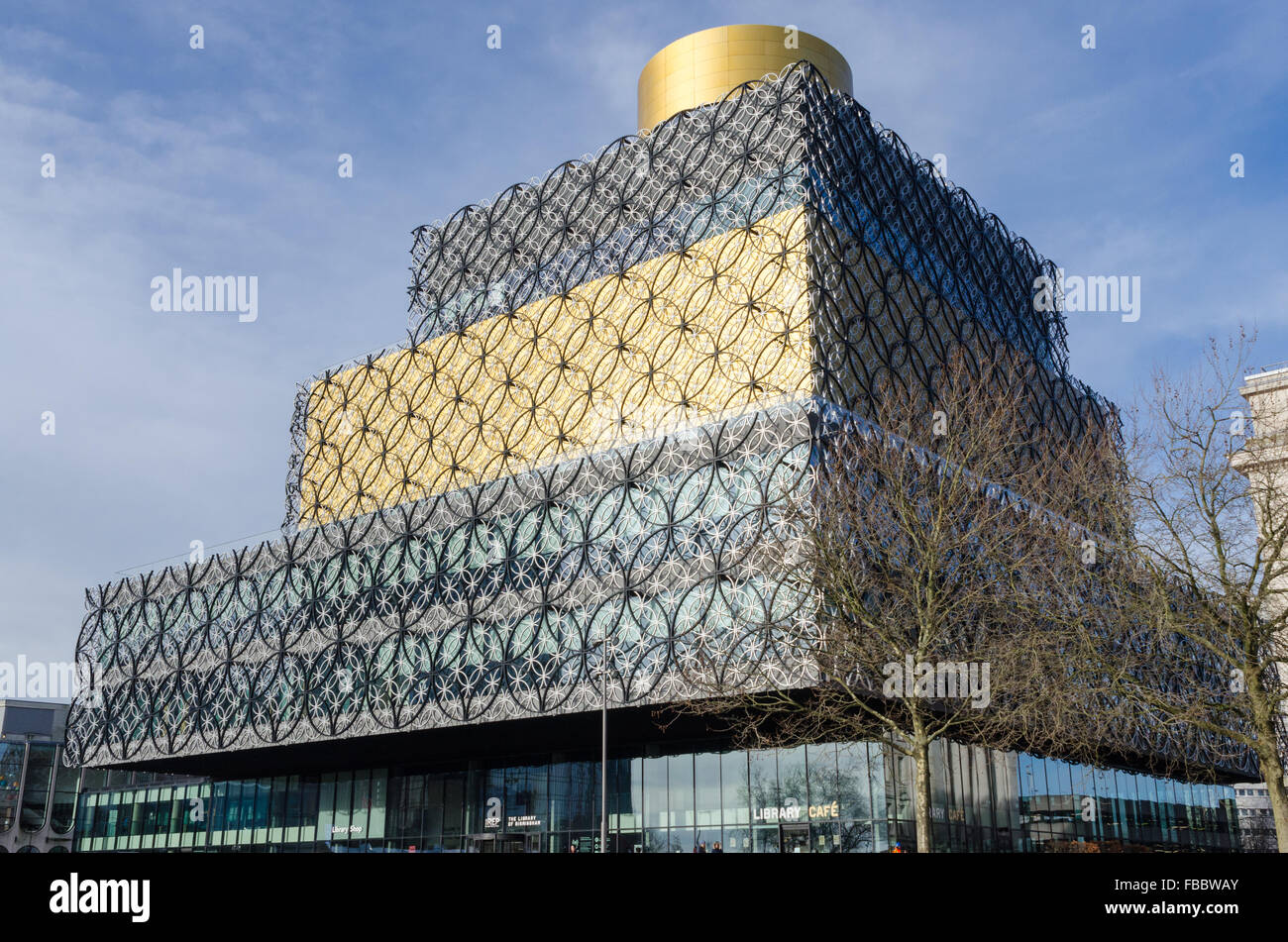 The new Library of Birmingham in Centenary Square, Birmingham Stock ...