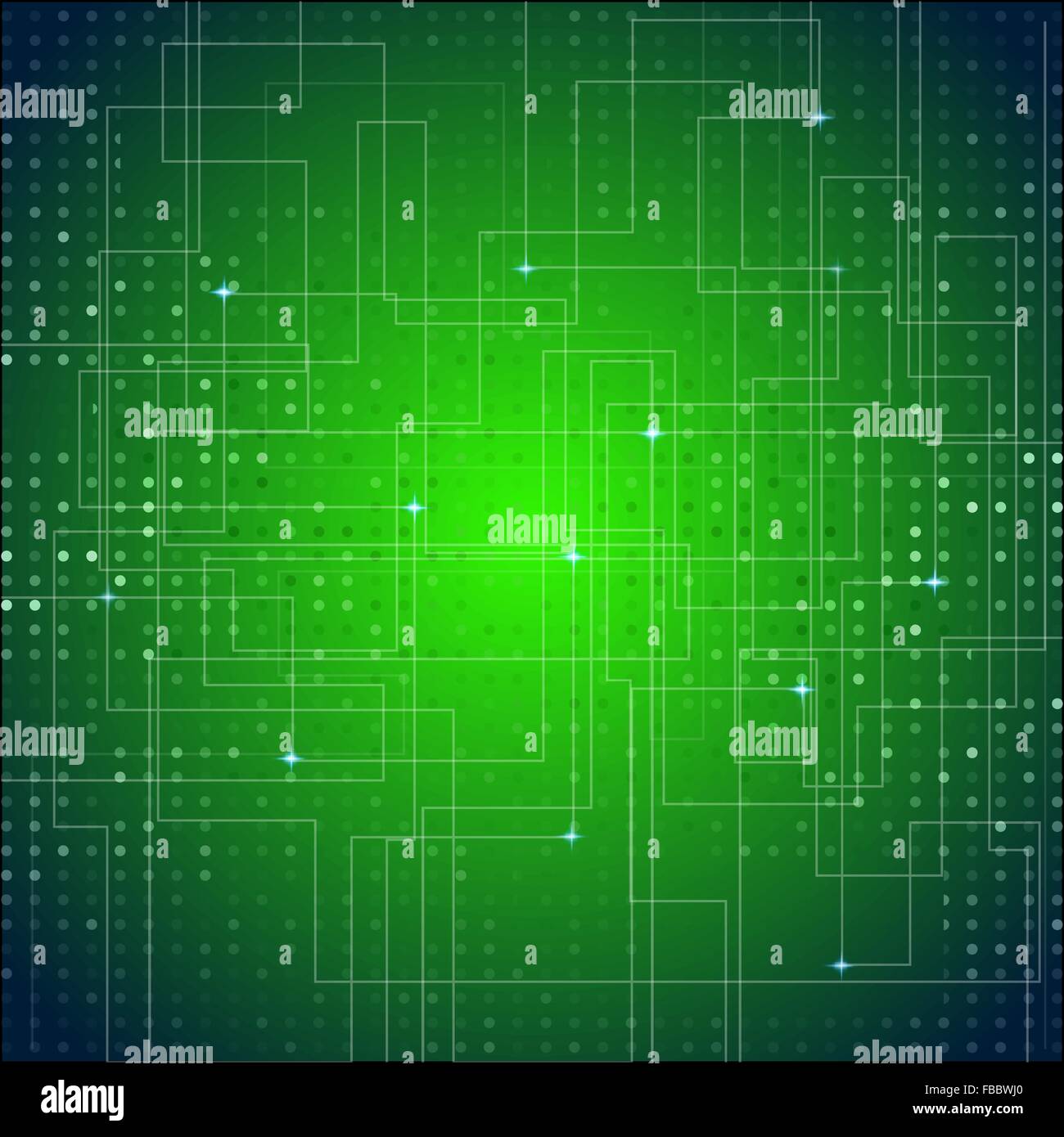 Circuit Board Texture Green Abstract Vector Background Stock Vector ...