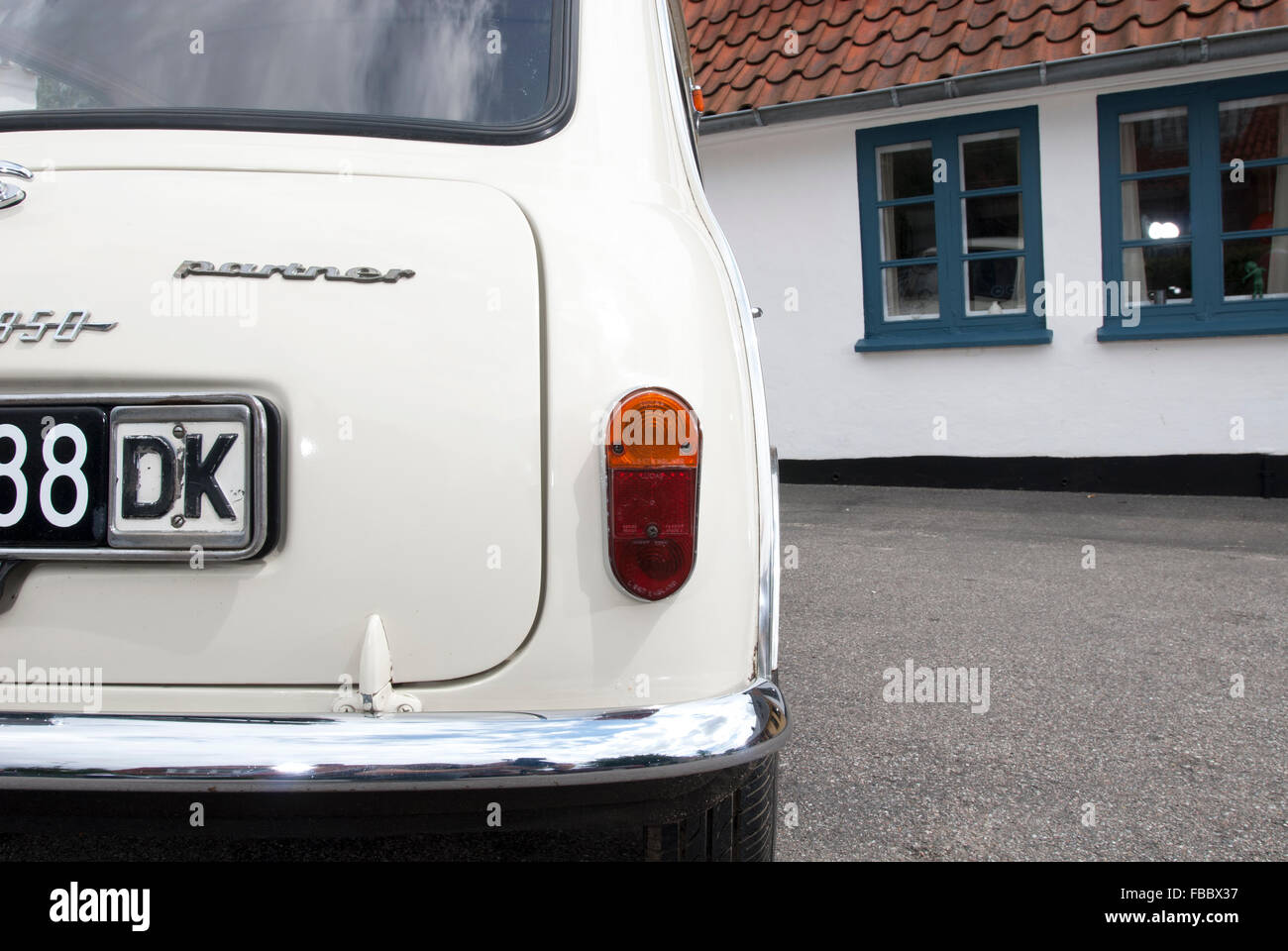 Austin Partner, Mini built for the Danish market Stock Photo - Alamy