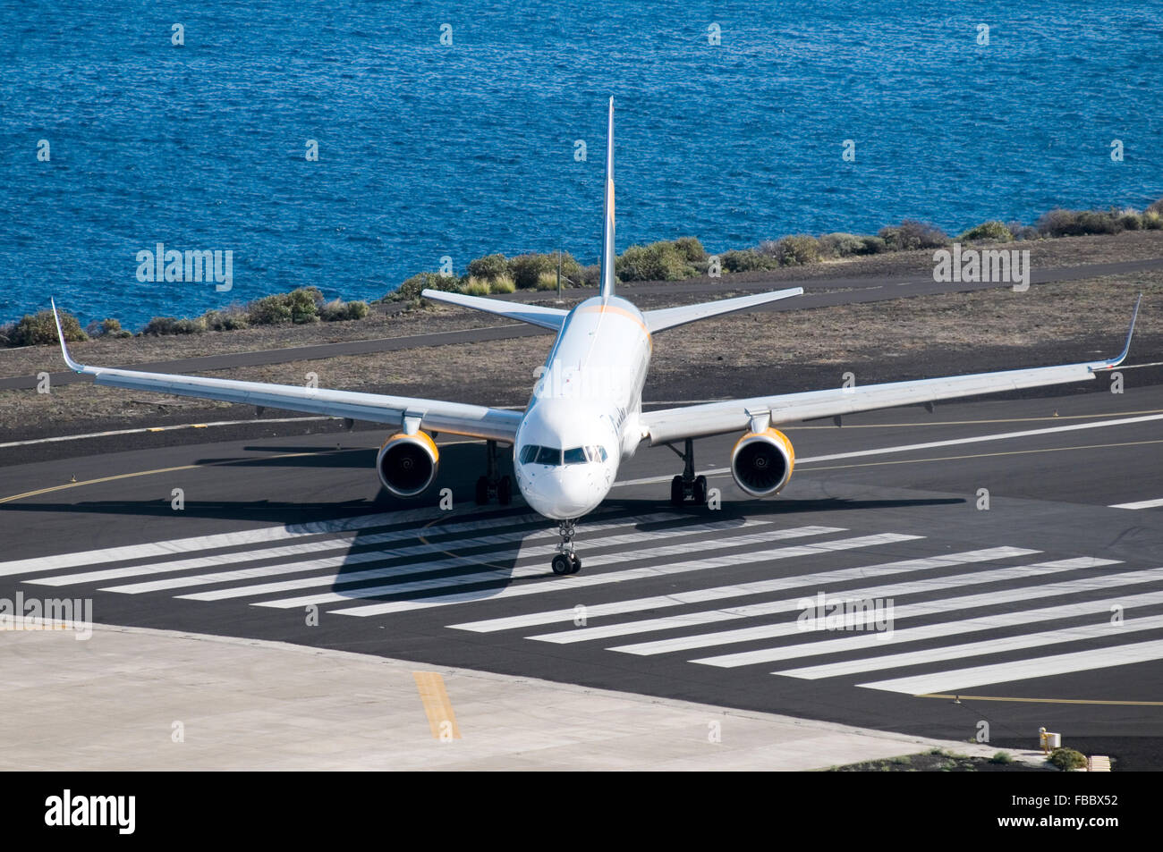boeing 757 300 airplane plane planes air taxing on runway way taxiway ...