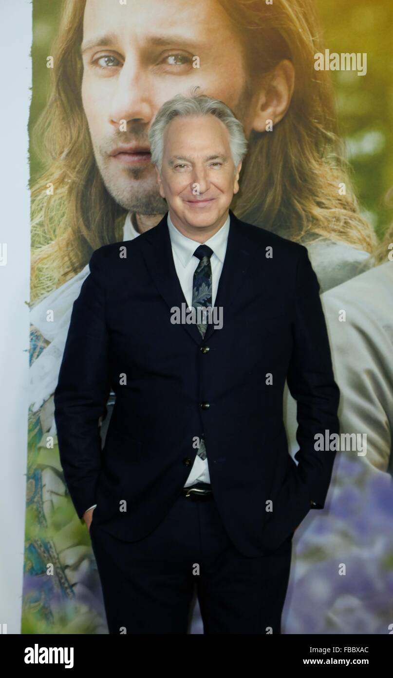 Alan rickman 2015 hi-res stock photography and images - Alamy