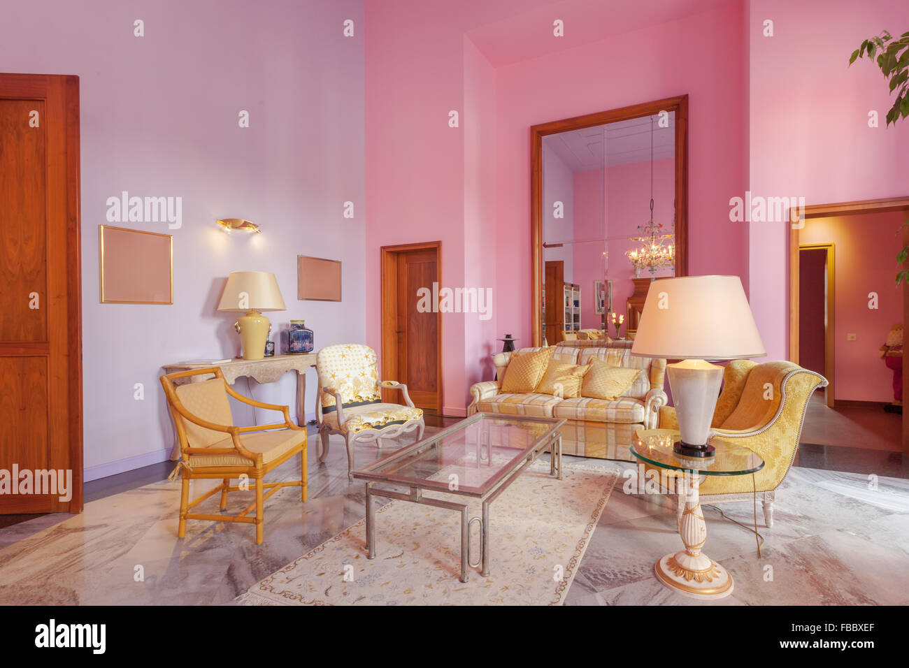 Living room decorated with chairs hi-res stock photography and images ...
