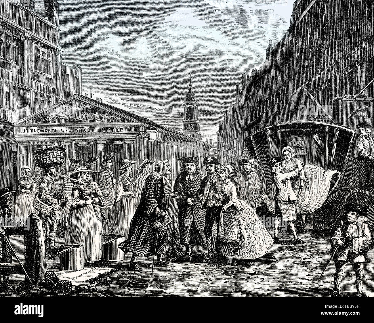 17th Century London Street Stock Photos & 17th Century London Street ...