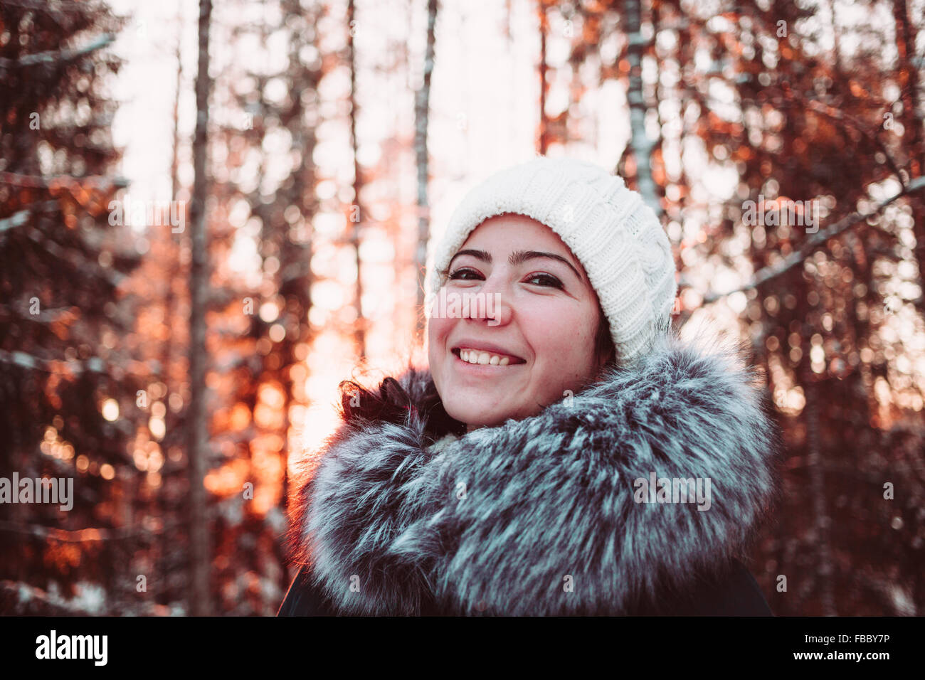 Cool pretty girl winter hi-res stock photography and images - Alamy