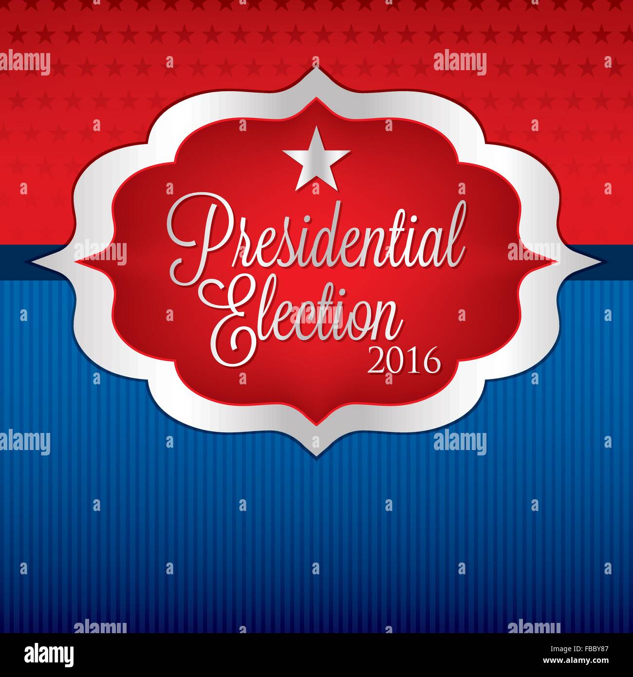 Label American election card in vector format Stock Vector Image & Art ...