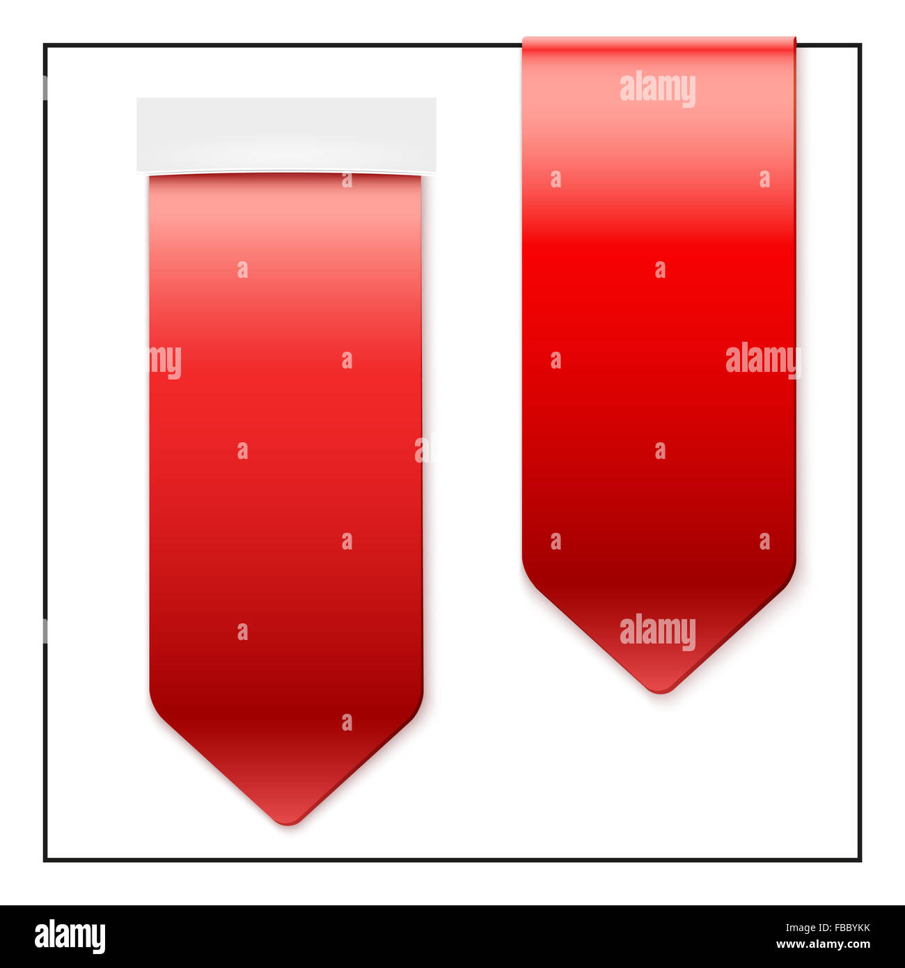 Banner Design With White Ribbon High Resolution Stock Photography and ...