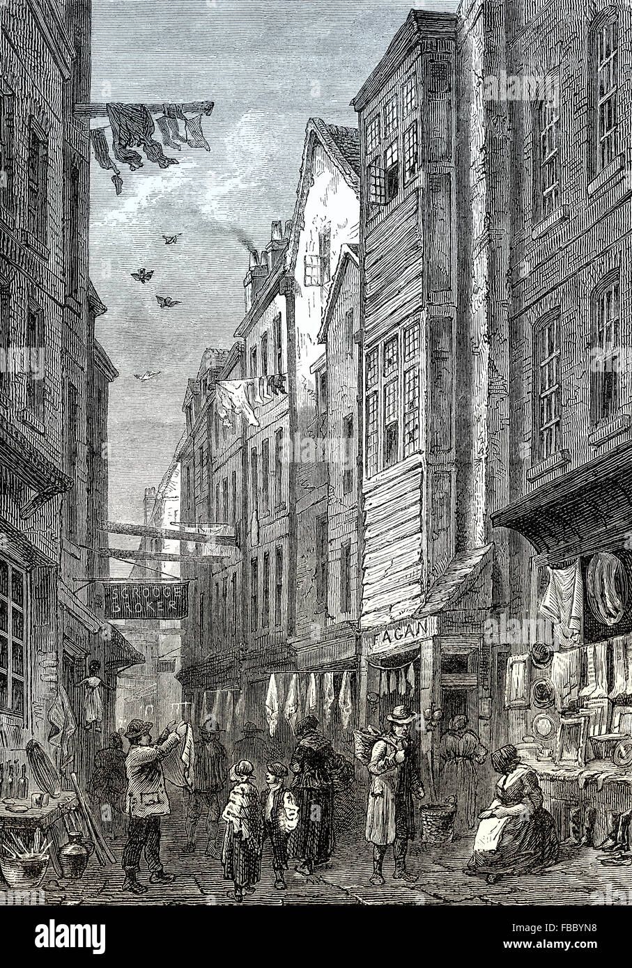 Victorian alley london hi-res stock photography and images - Alamy