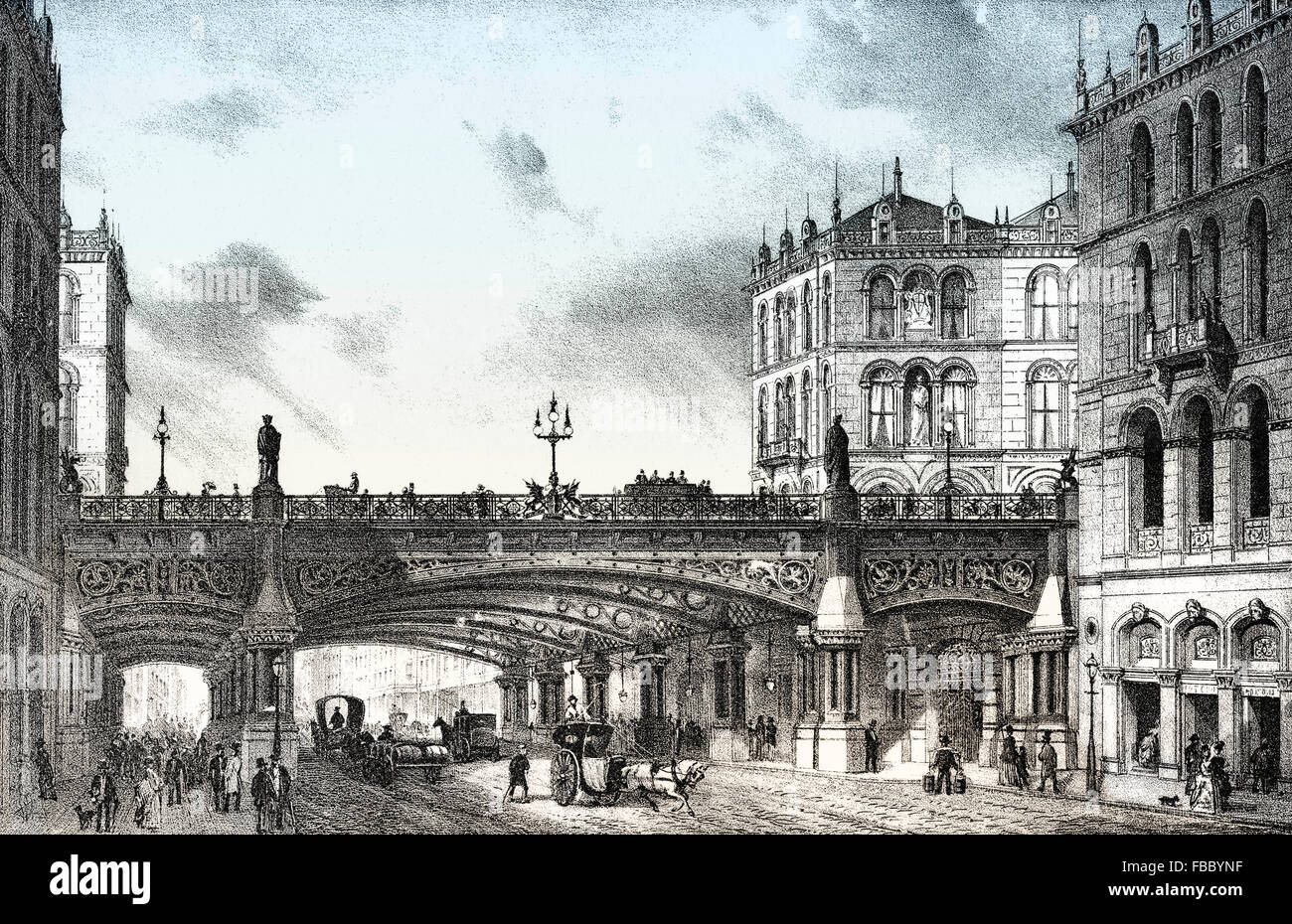 London farringdon street viaduct hi-res stock photography and images ...