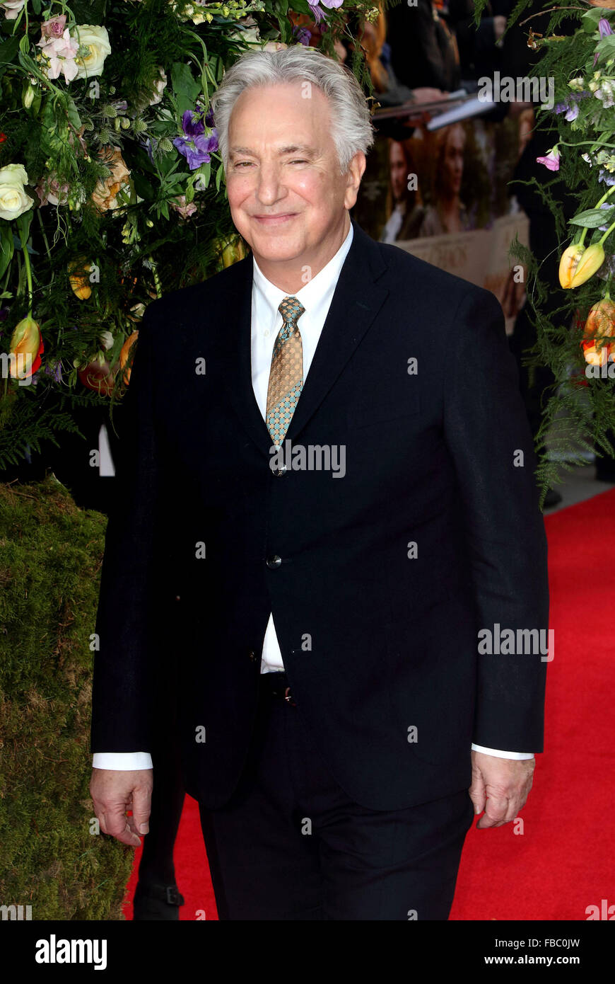 Alan rickman 2015 hi-res stock photography and images - Alamy
