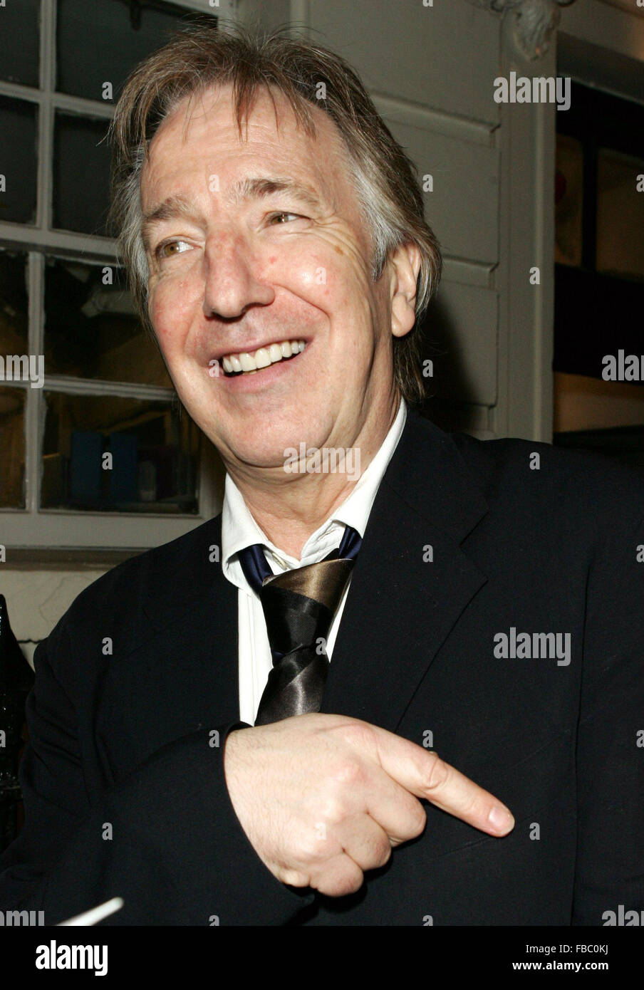 FILE PIC: London, UK. 25th April, 2006. Alan Rickman at the Gala Night ...
