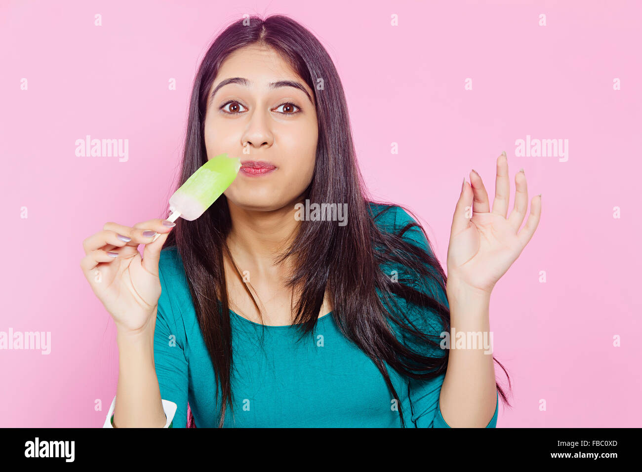 1 indian Young Woman Eating Ice Cream Stock Photo - Alamy 1 indian Young Woman Eating Ice Cream Stock Photo - Alamy