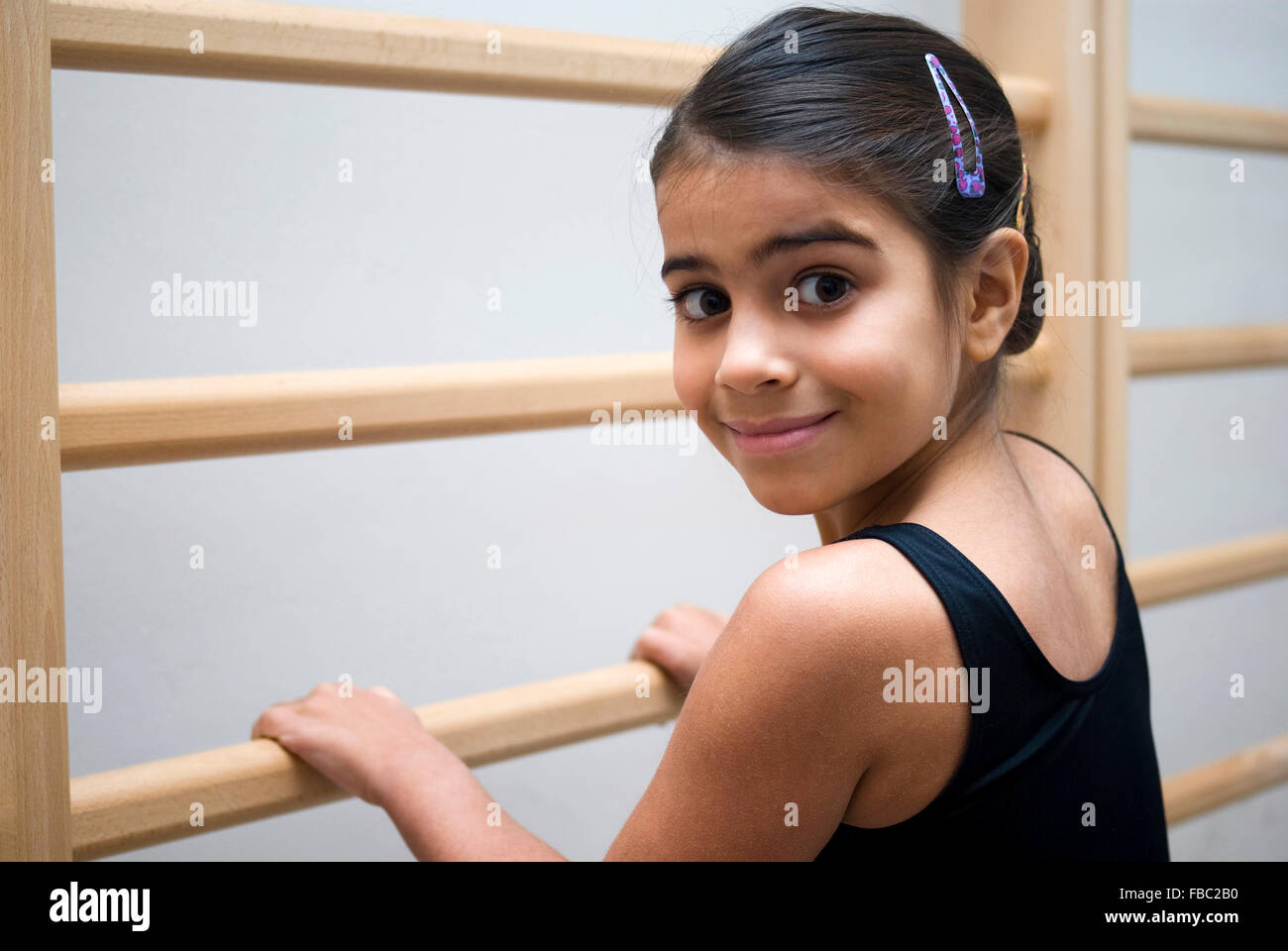 Smiling ballet student Stock Photo - Alamy