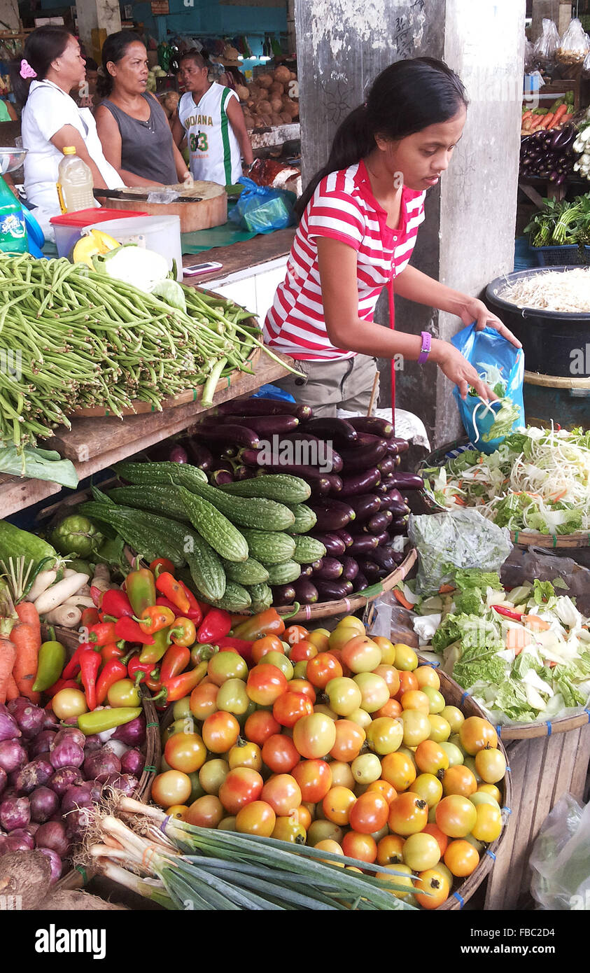 Philippines Leyte Ormoc city The market Adrian Baker Stock Photo - Alamy