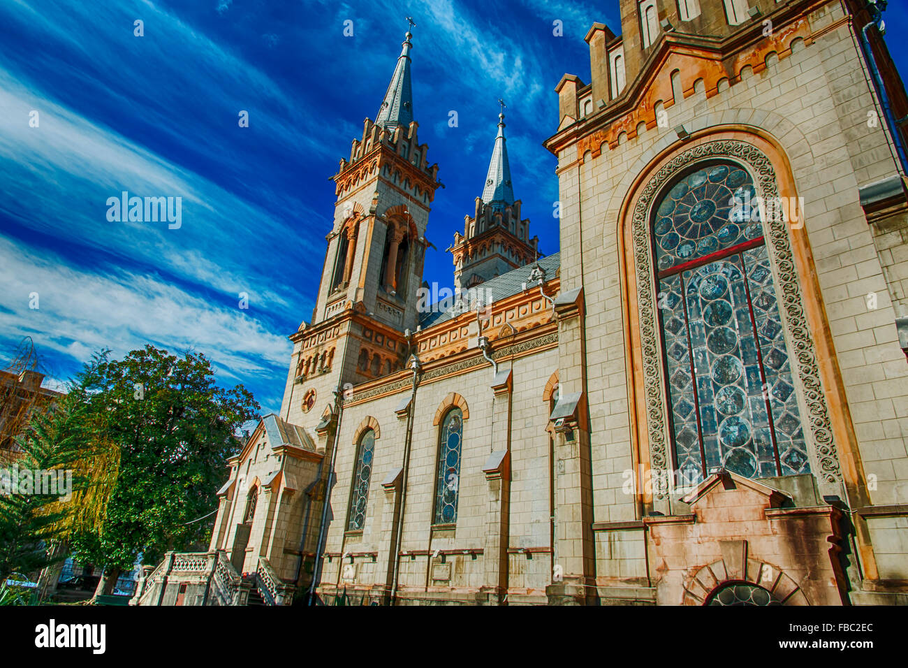 Catholic church of the old Georgia Caucasus Batumi Stock Photo - Alamy