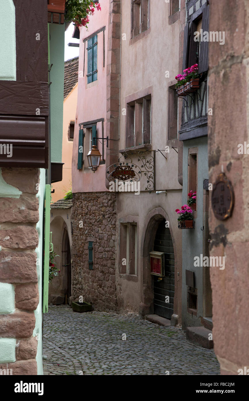 Image(s) of Riquewihr in the Alsace region , France. Town is full of ...