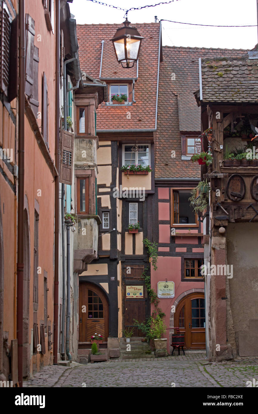 Image(s) of Riquewihr in the Alsace region , France. Town is full of ...