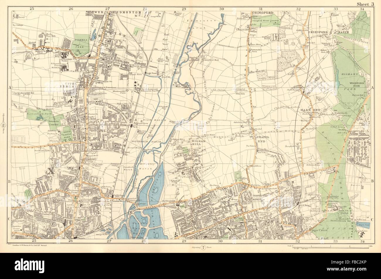 Map of walthamstow hi-res stock photography and images - Alamy