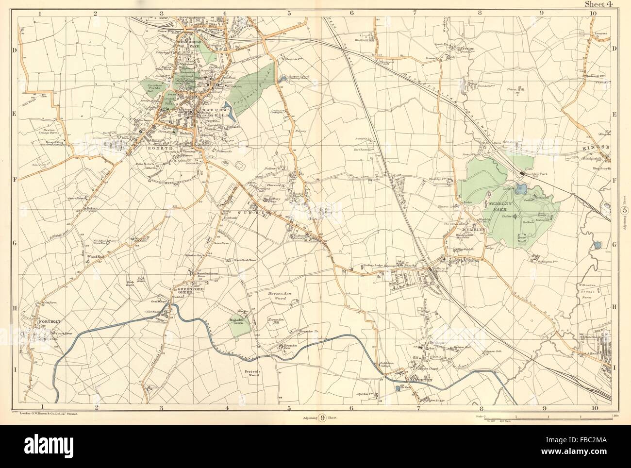 Map of sudbury hi-res stock photography and images - Alamy