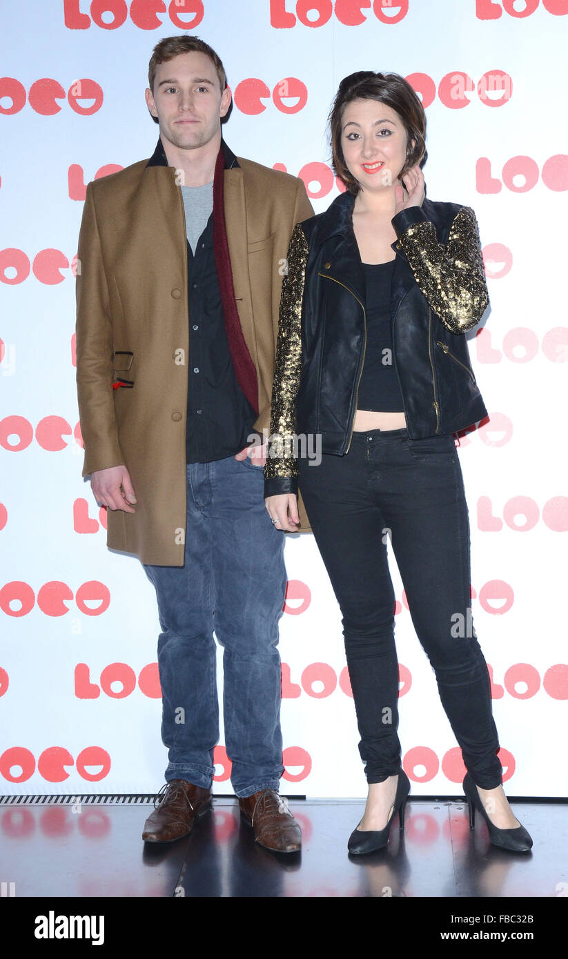 London. UK. Rosamund Hanson and guest at the Benny & Jolene UK film ...