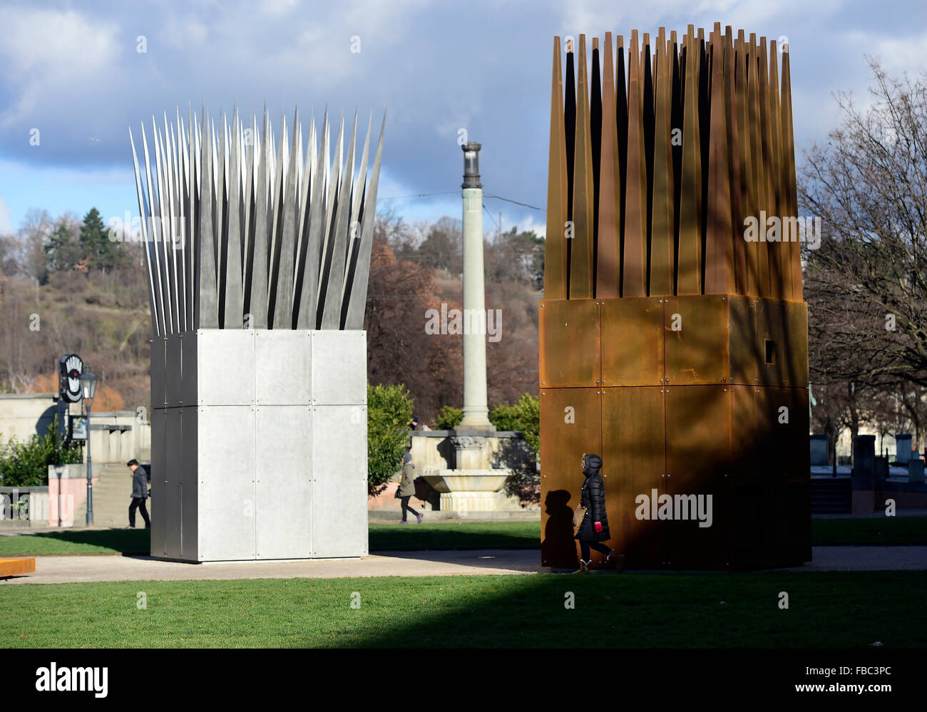Press conference on the planned unveiling of a monument to Jan Palach ...