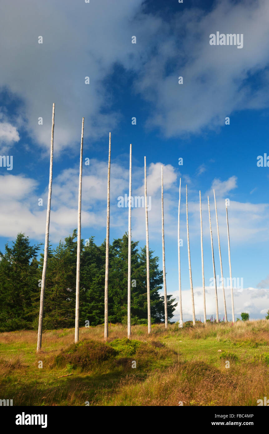 Sculpture on the Tyrebagger Forest Walks - near Aberdeen, Scotland ...