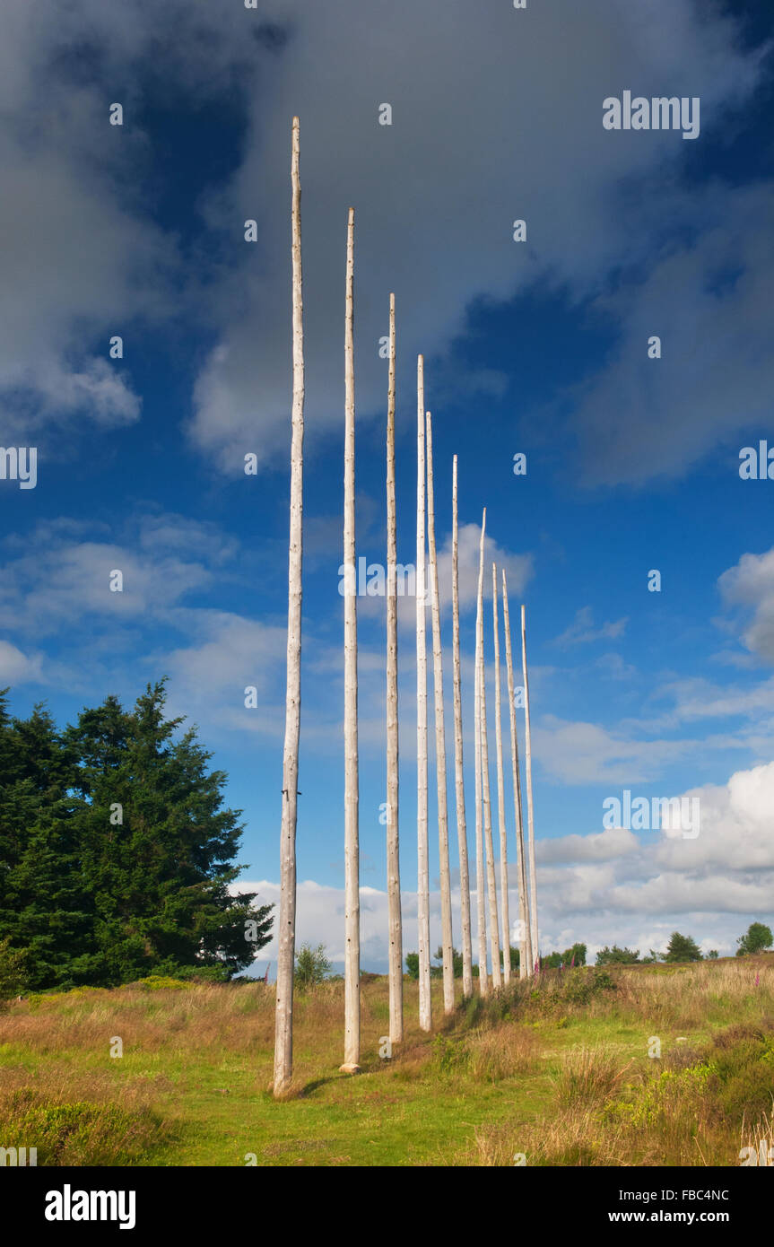 Sculpture on the Tyrebagger Forest Walks - near Aberdeen, Scotland ...