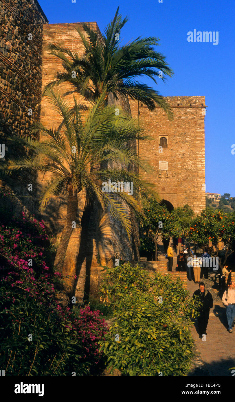 Interior of the alcazaba of malaga hi-res stock photography and images ...